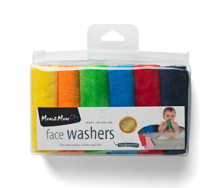 Face Washers | 6 Pack | Multiple colour options – WALDER AND ME
